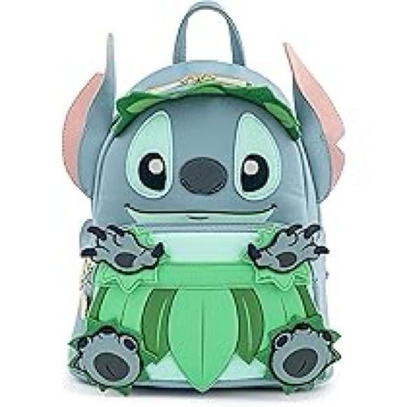 Loungefly | Bags | Loungefly Blue And Green Stitch Backpack | Poshmark